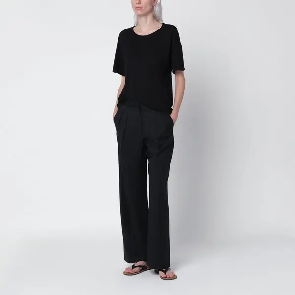 Loulou De Saison Ezra Wool Blend T-shirt