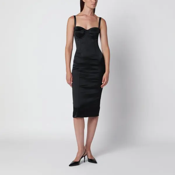 Dolce & Gabbana Satin Bustier Dress