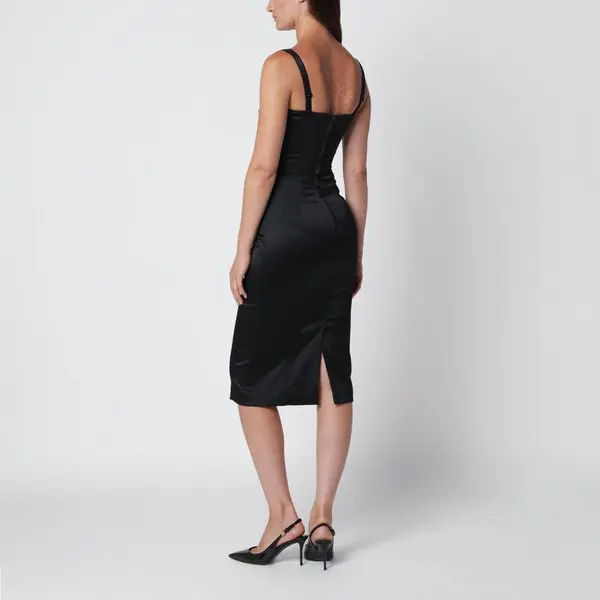 Dolce & Gabbana Satin Bustier Dress