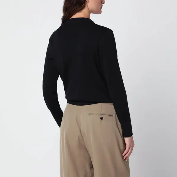 AMI Paris De Coeur Cardigan In Wool