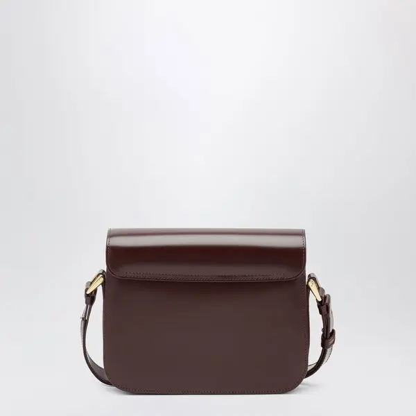 A.p.c. Small Grace Shoulder Bag In Wine - Burgundy