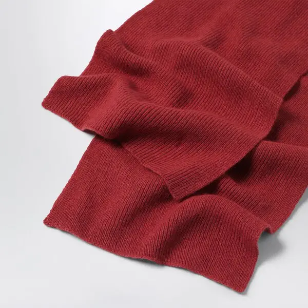 LE BONNET Scarf In Wool And Caregora In Terra