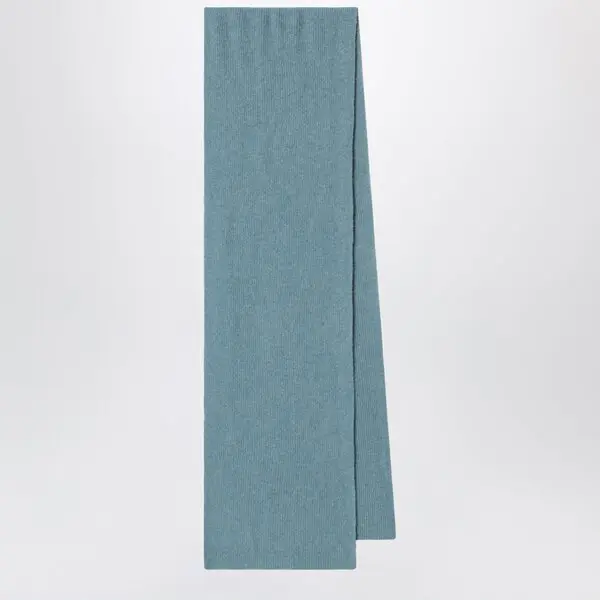 LE BONNET Scarf In Wool And Caregora In Basil - Green