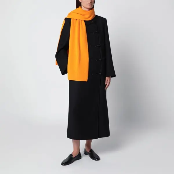 LE BONNET Scarf In Wool And Caregora In Peel