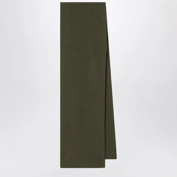 LE BONNET Scarf In Wool And Caregora In Jungle - Green