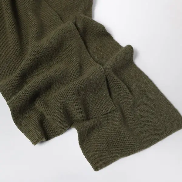 LE BONNET Scarf In Wool And Caregora In Jungle