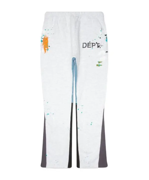 GALLERY DEPT. Flare Logo Paint-splatter Joggers