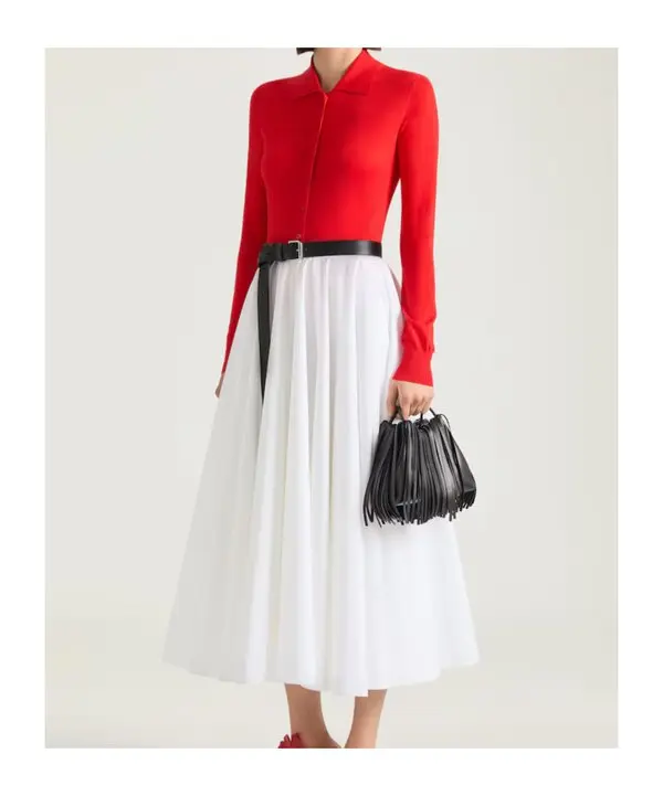 Givenchy Long-sleeved Second Skin Effect Knit Polo Cardigan