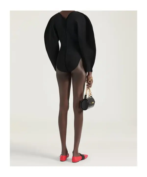 Givenchy Cocoon Bodysuit In Engineered Knit