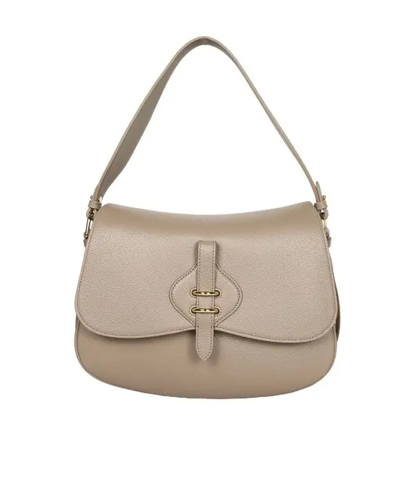 COCCINELLE Flap Shoulder Bag With Letter Logo