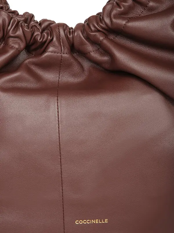 COCCINELLE Logo-embellished Leather Handbag