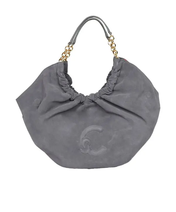 COCCINELLE Logo-embellished Handbag - Grey