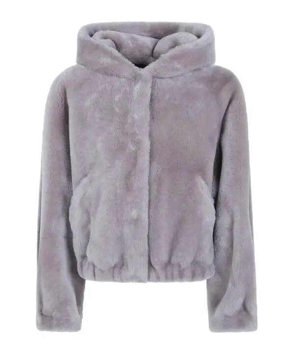 BLANCHA Long-sleeve Jacket With Hood