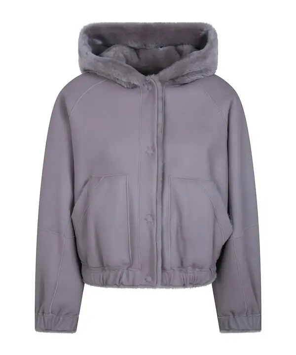 BLANCHA Long-sleeve Jacket With Hood