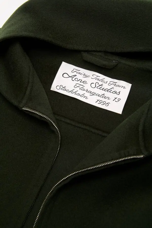 Acne Studios Cashmere Jacket With Hood