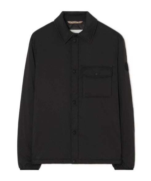 Burberry Nylon Dalewood Overshirt - Black