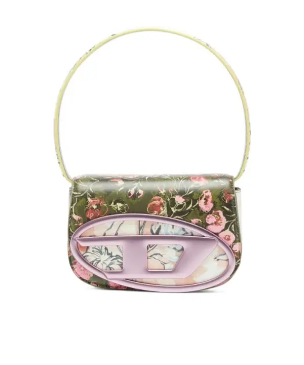 DIESEL® 1dr-iconic Shoulder Bag With Floral-print - Multi-color