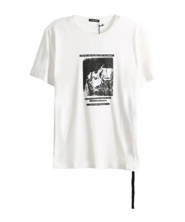 ANN DEMEULEMEESTER Crew-neck T-shirt - Ivory