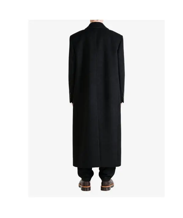 ANN DEMEULEMEESTER Long-sleeved Double-breasted Coat