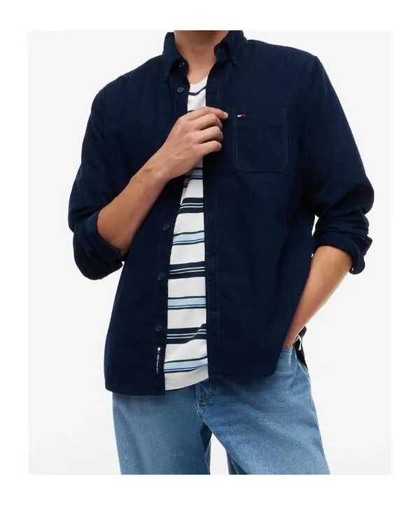 Tommy Hilfiger Regular Fit Button-down Corduroy Shirt
