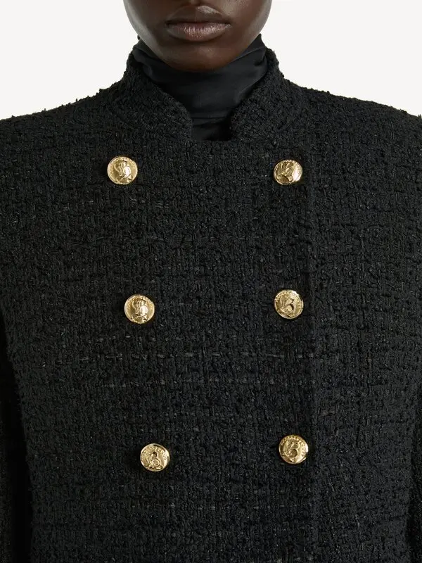 Balmain Tweed Officer Jacket