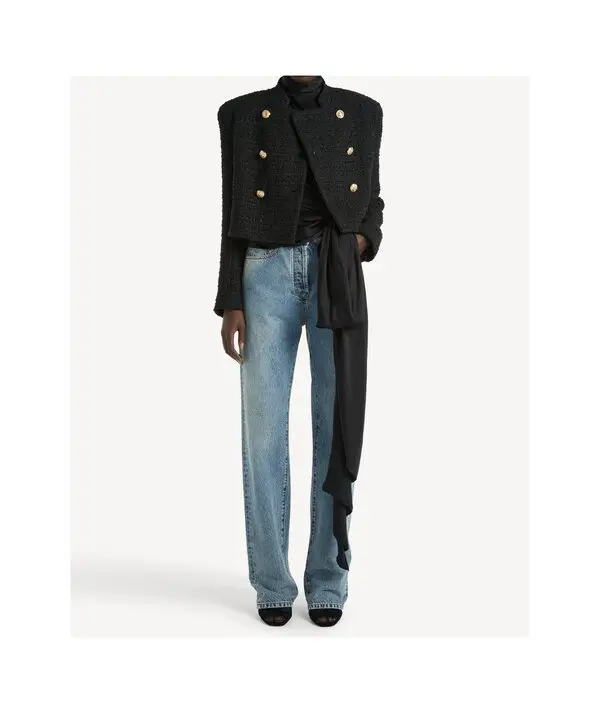 Balmain Tweed Officer Jacket