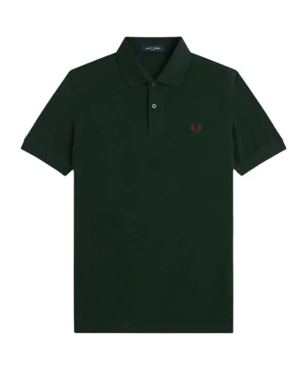 Fred Perry Logo Embroidered Polo Shirt