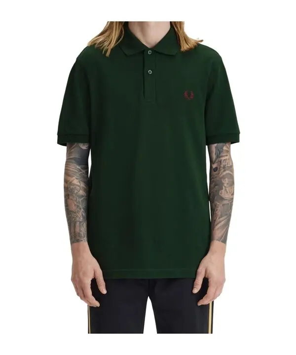 Fred Perry Logo Embroidered Polo Shirt
