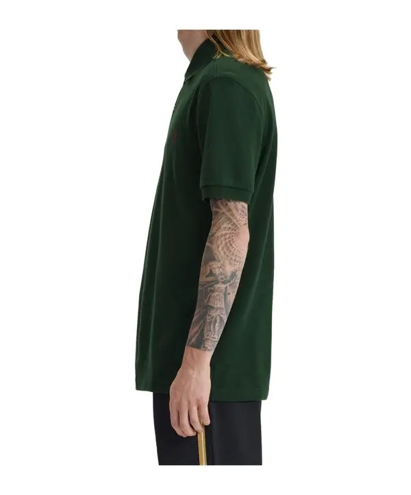 Fred Perry Logo Embroidered Polo Shirt