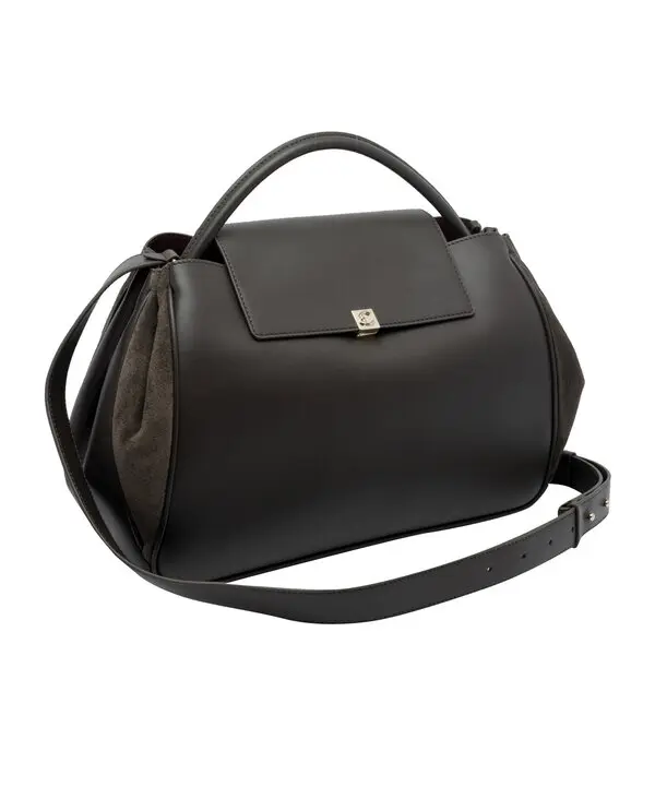 COCCINELLE Pansy Bimateria Top Handle Bag - Black