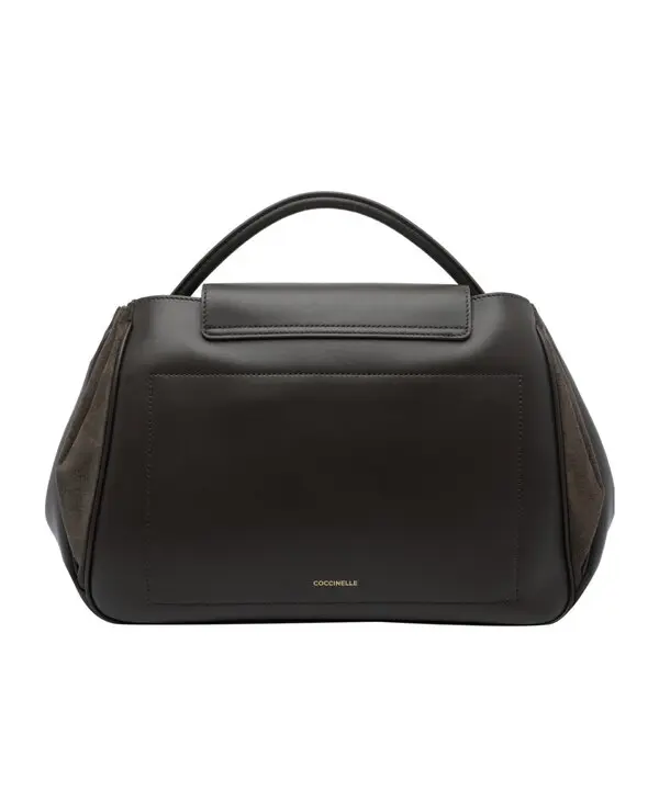 COCCINELLE Pansy Bimateria Top Handle Bag - Black