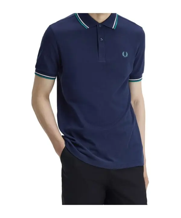 Fred Perry Tipped Logo Polo Shirt