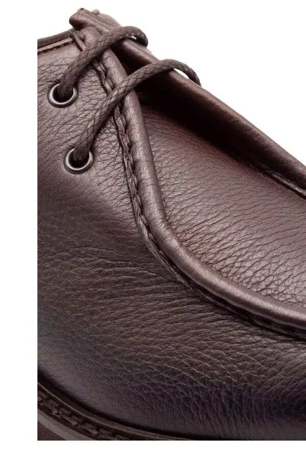 DOUCAL'S Raised Stitch Derby Shoes