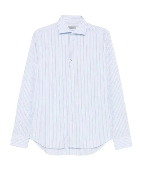 Canali Vertical-stripe Shirt