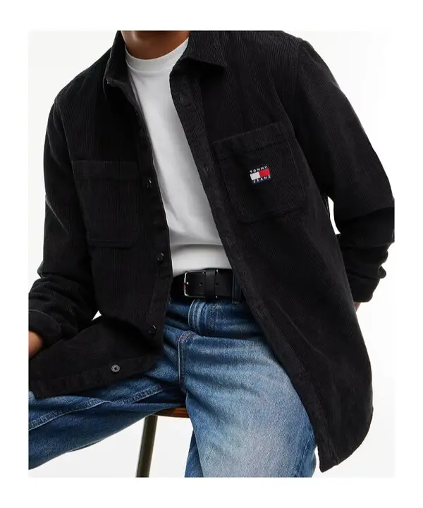 Tommy Hilfiger Relaxed Fit Patch Pocket Corduroy Shirt