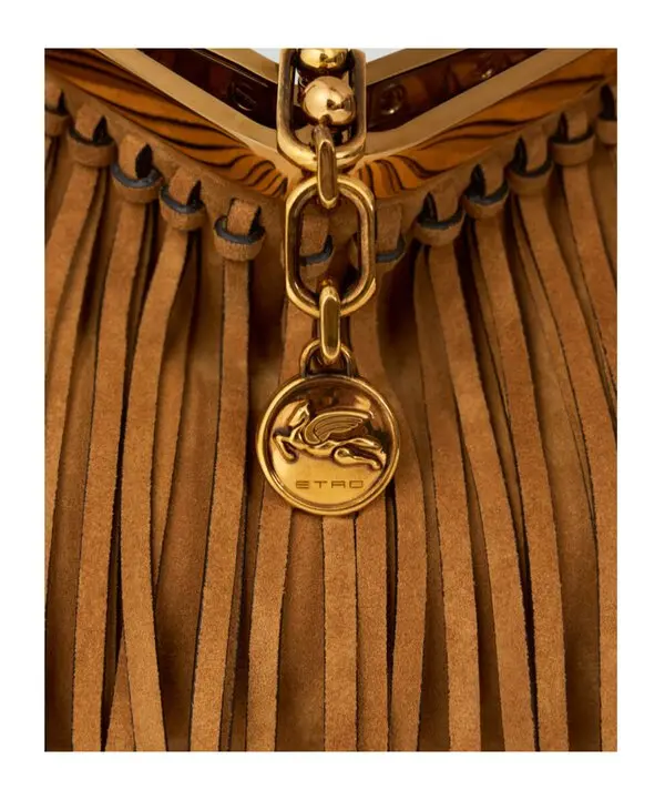 Etro Vela Fringed Small Shoulder Bag