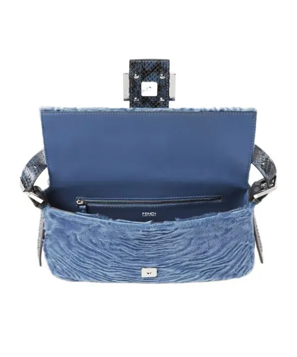 Fendi Baguette Swakara Fur Bag