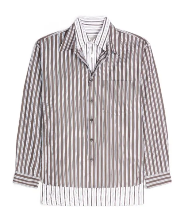 Dries Van Noten Double-layer Cotton Shirt