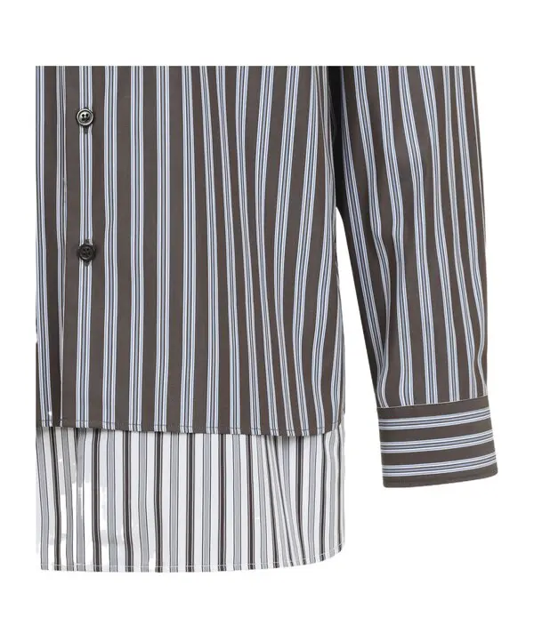 Dries Van Noten Double-layer Cotton Shirt