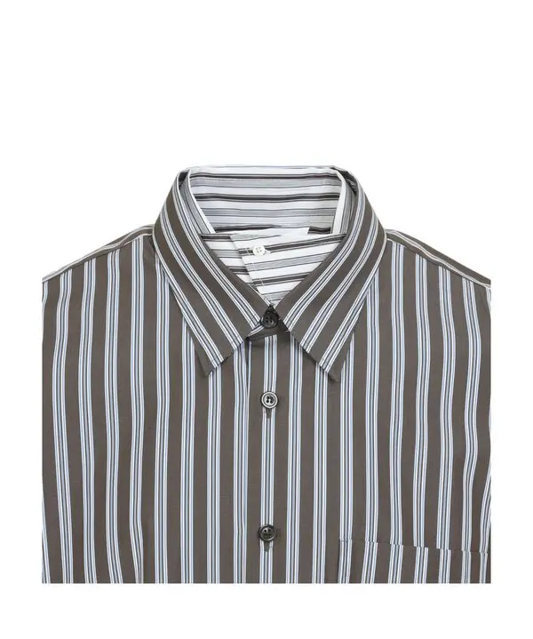 Dries Van Noten Double-layer Cotton Shirt