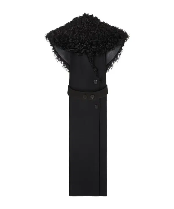 Fendi Tailored Double-breasted Shearling Gilet