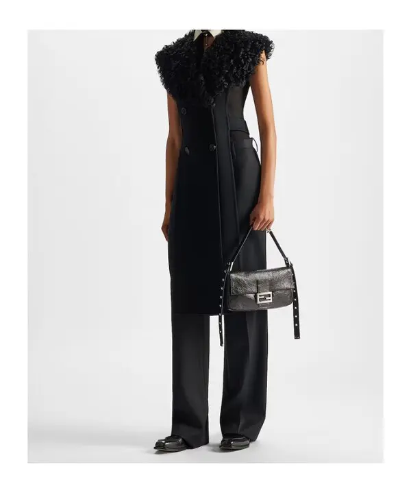 Fendi Tailored Double-breasted Shearling Gilet