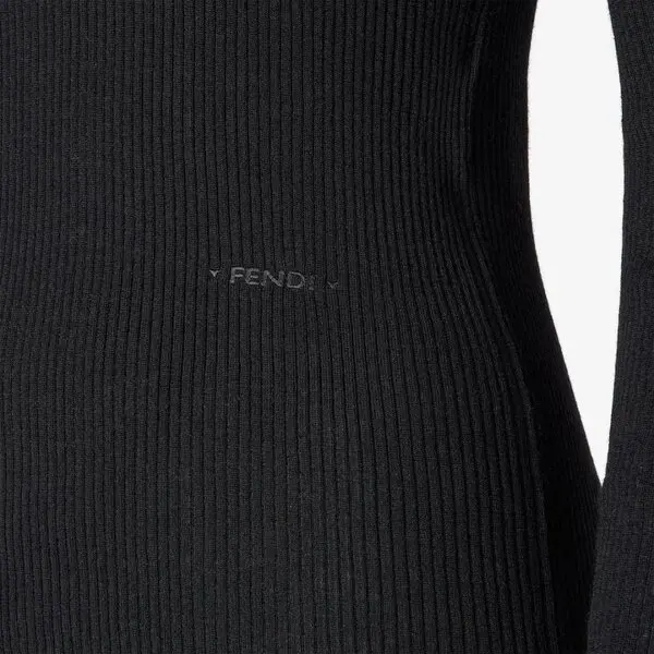 Fendi Wool Ribbed Jumper