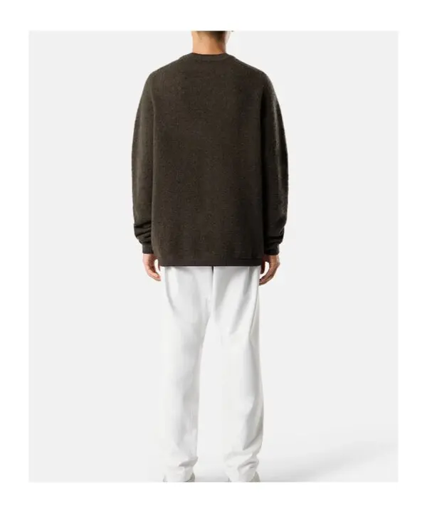 Stone Island Loose-fit Crewneck Jumper With Contrast Trims