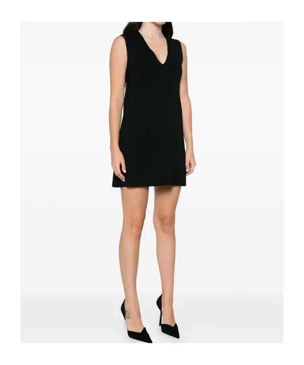 Fendi Wool Piqué Sleeveless Dress