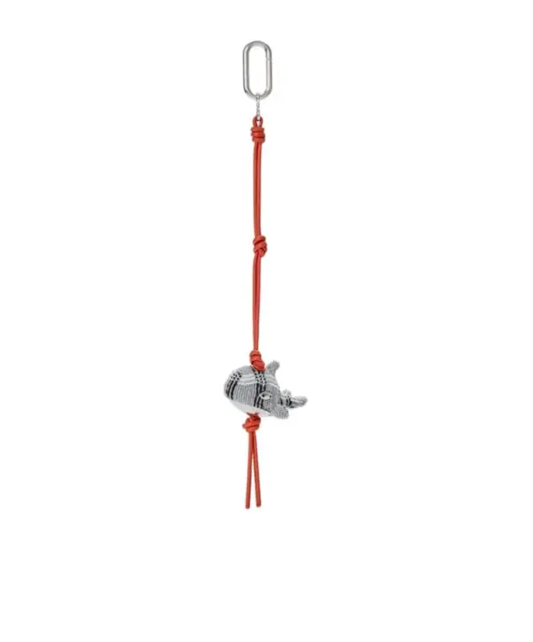 Loewe Whale Charm In Beads And Felt - Polychromatic