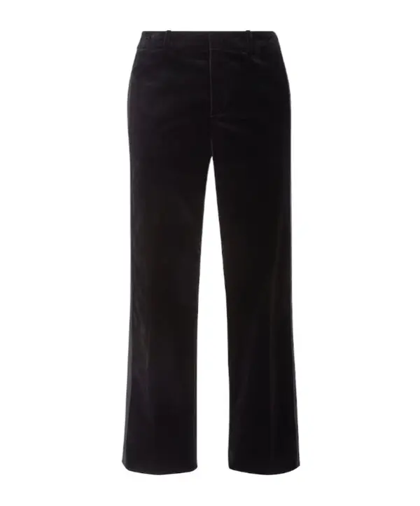 Fendi Velvet Trousers - Black