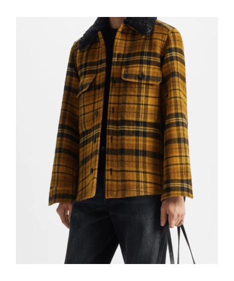 Fendi Blouson Check Wool Blouson