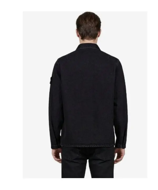 Stone Island Long-sleeved Shirt Jacket - Black Medium