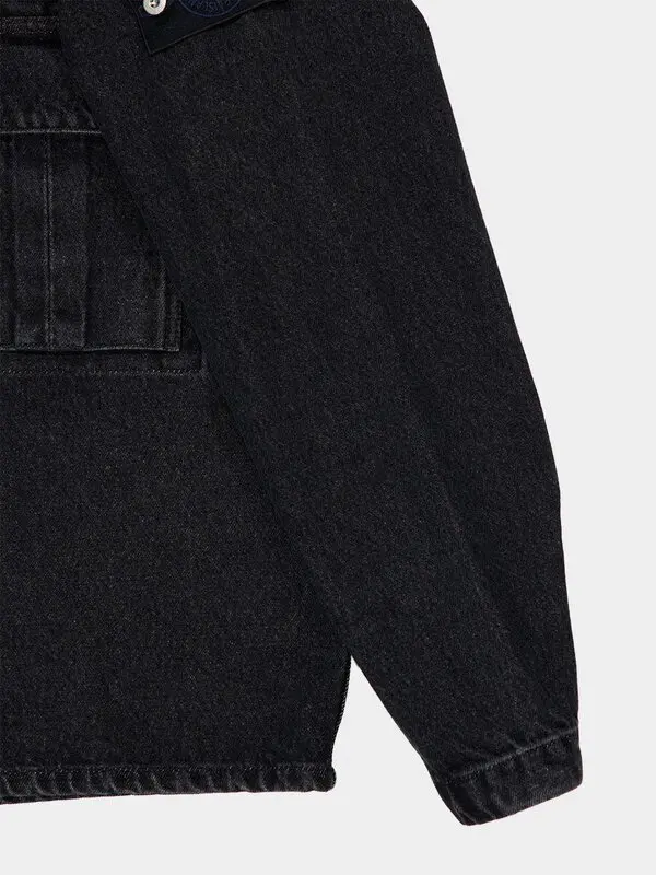 Stone Island Long-sleeved Shirt Jacket - Black Medium